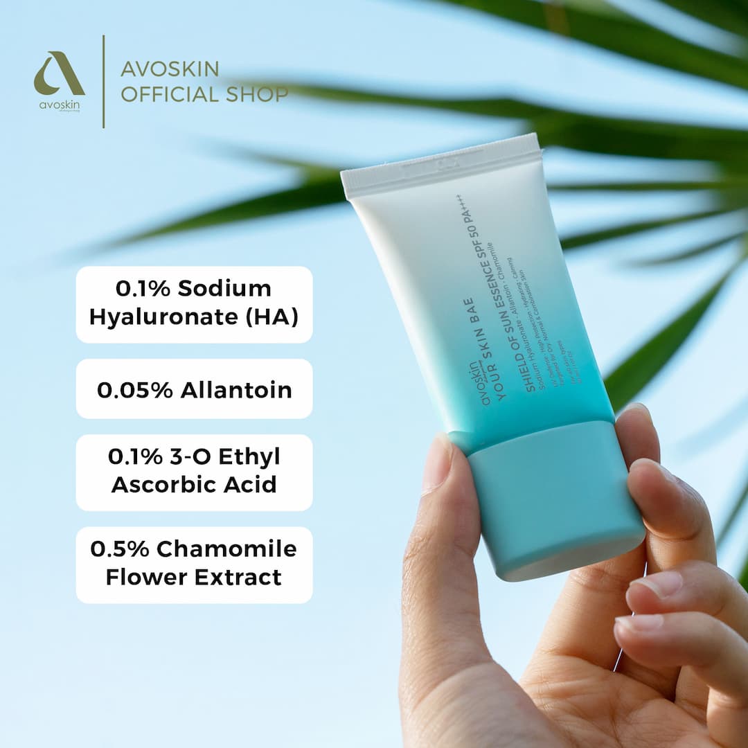 Sunscreen Avoskin Your Skin Bae Shield of Sun SPF 50 PA++++ 30ml ...